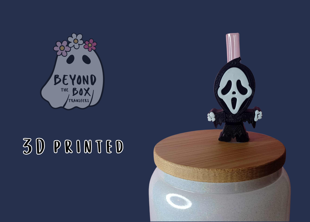 3D printed Straw Topper – Beyond the Box Transfers